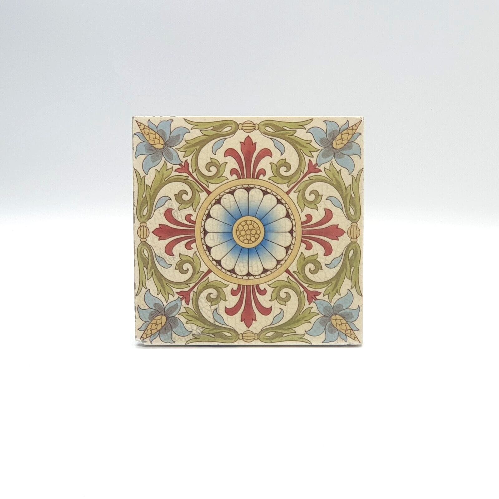 Arts & Crafts Fireplace Tile Mintons China Works Transfer-Printed ...